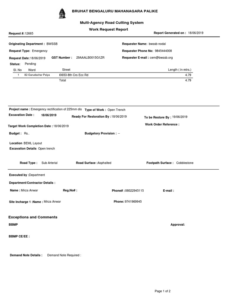 Osd Form | PDF | Road Transport | Land Transport