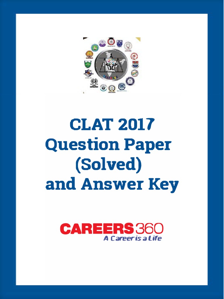 CLAT 2017 Question Paper Answer Key | PDF | Uruguay Round | World Trade Organization