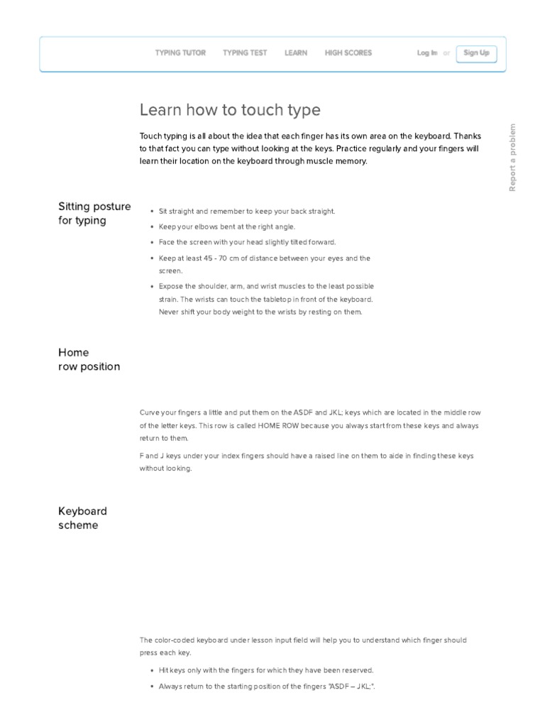 Learn How To Type Faster. 20 Touch Typing Tips and Techniques ...