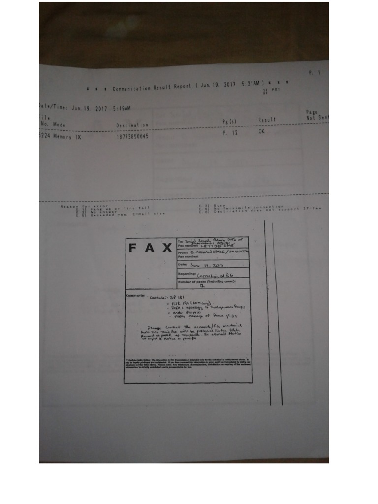 SF 181 Status Correction | PDF