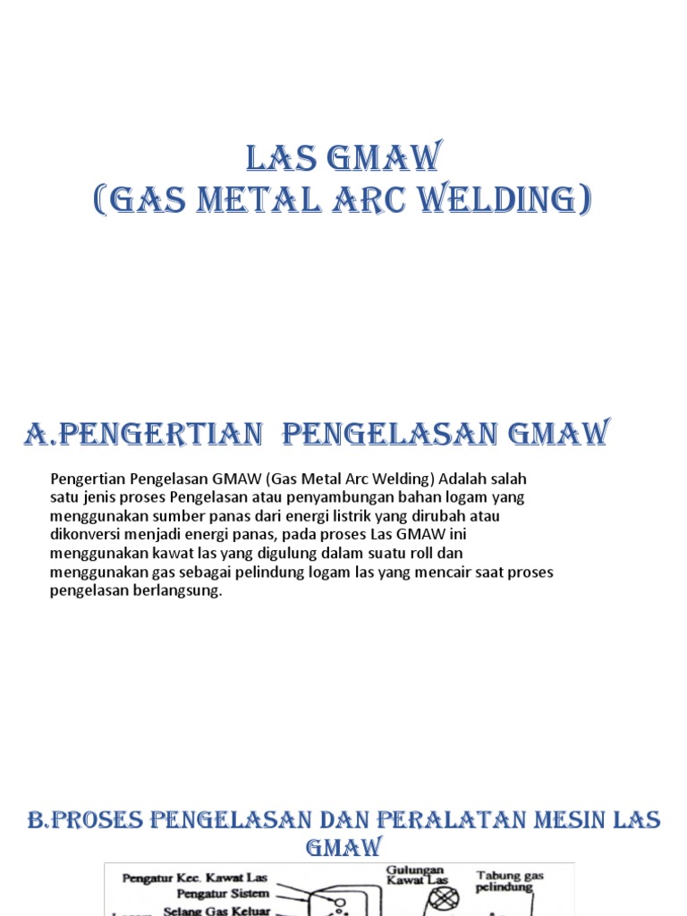 Pengelasan GMAW: Proses dan Keuntungan | PDF | Sains & Matematika ...