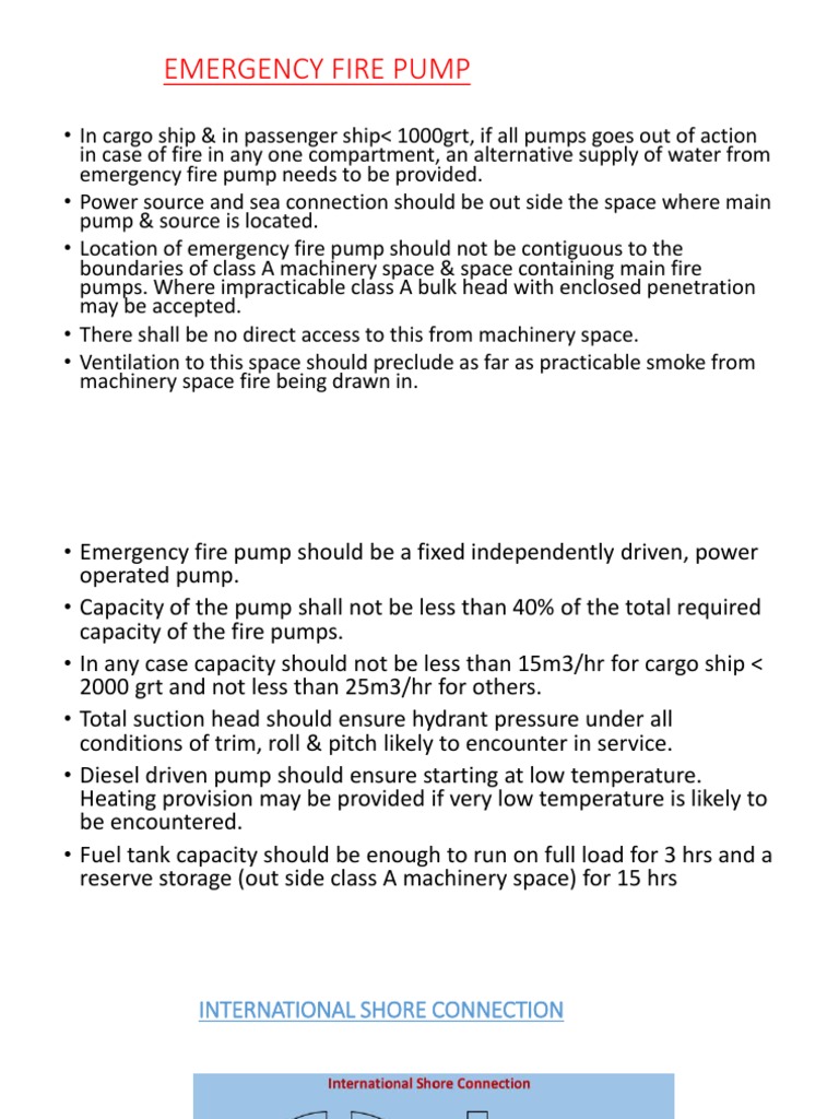 Em Fire Pump | PDF