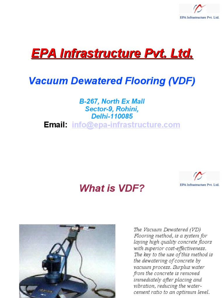 VDF Flooring - Slideshare | PDF | Road Surface | Concrete