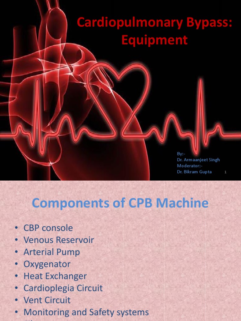 Components of Cardiopulmonary Bypass | PDF | Vein | Circulatory System