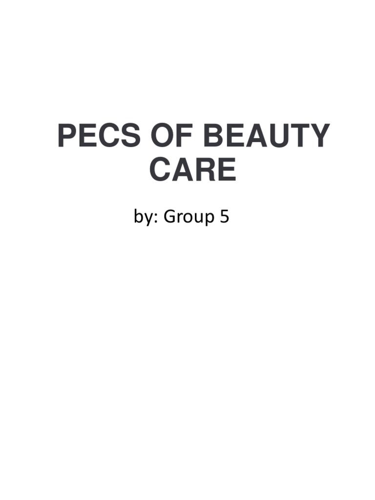 PECS of Beauty Care Guide | PDF