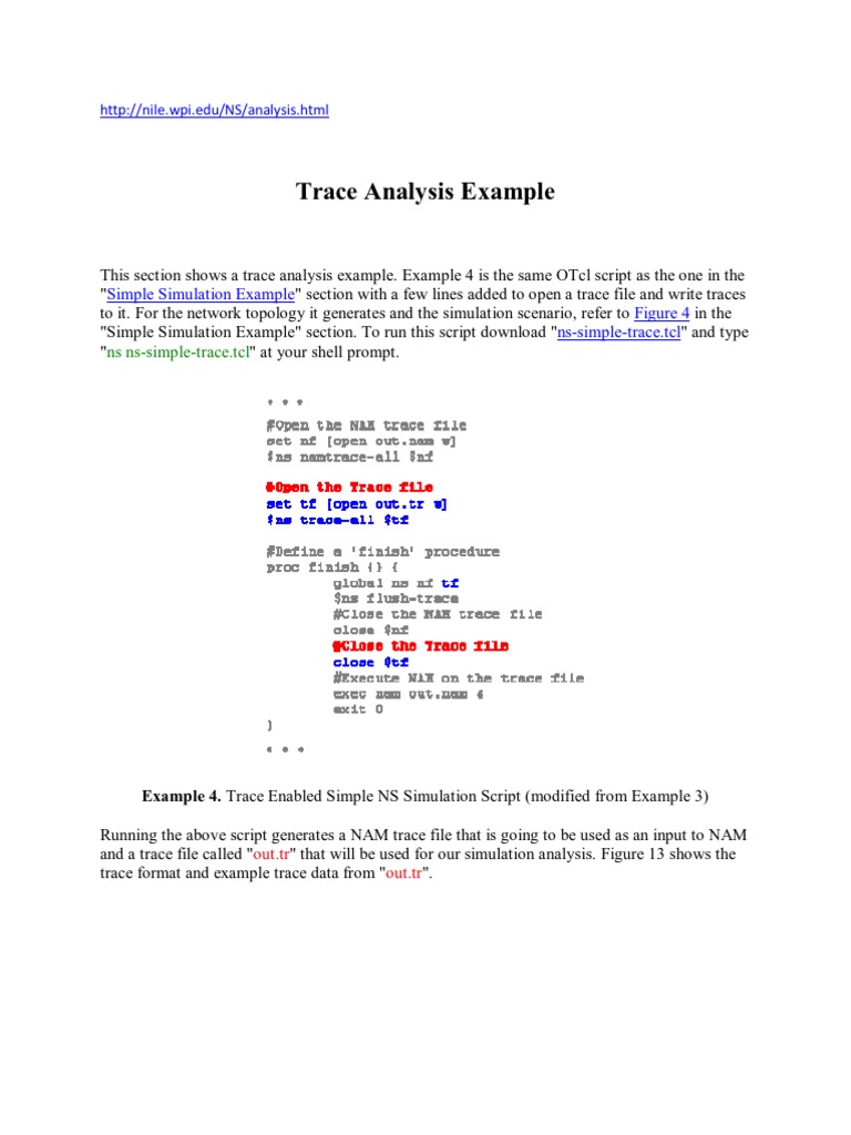 Trace Analysis | PDF | Transmission Control Protocol | Network Packet