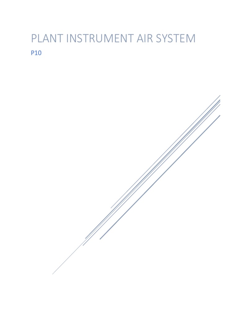 Instrument Air System Design | PDF | Humidity | Clothes Dryer