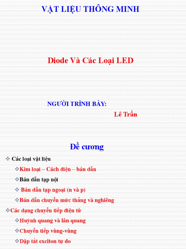 Diode V - LED | PDF