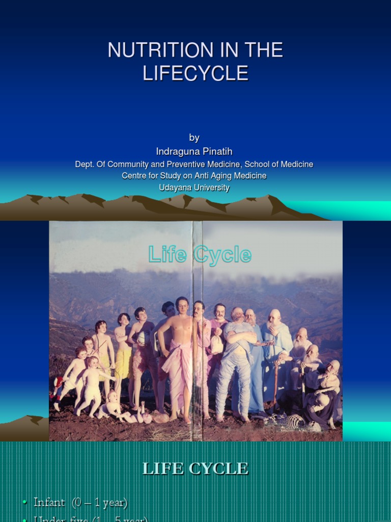 02 Nutrition in Lifecycle - 2019 | PDF | Foods | Pregnancy