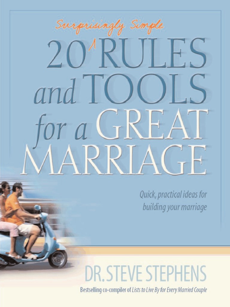 20 (Surprisingly Simple) Rules and Tools For A Great Marriage PDF | PDF ...