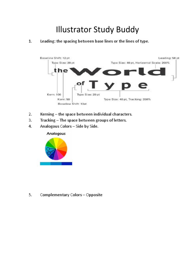 Illustrator Study Buddy | PDF | Adobe Illustrator | Adobe Photoshop