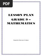 Detailed Lesson Plan in Mathematics 9 - Pythagorean Theorem | PDF | Elementary Geometry