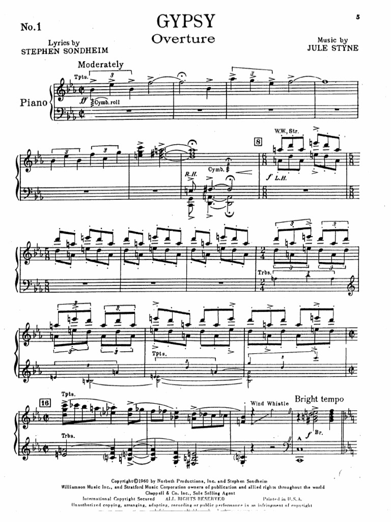 Gypsy Musical PC Score PDF | PDF