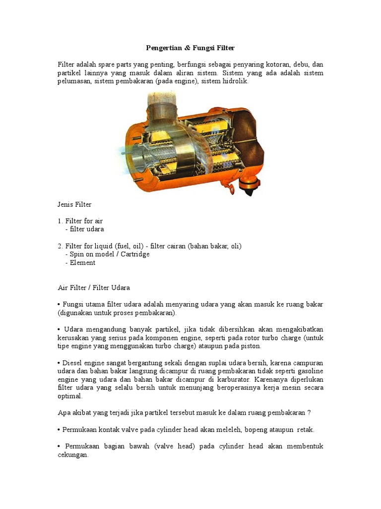 Pengertian & Fungsi Filter | PDF
