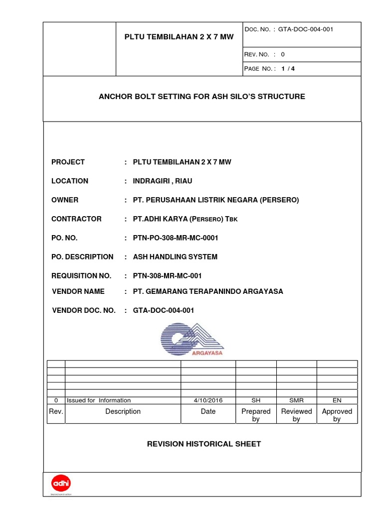 Itp Ash Handling | PDF | Verification And Validation | Welding