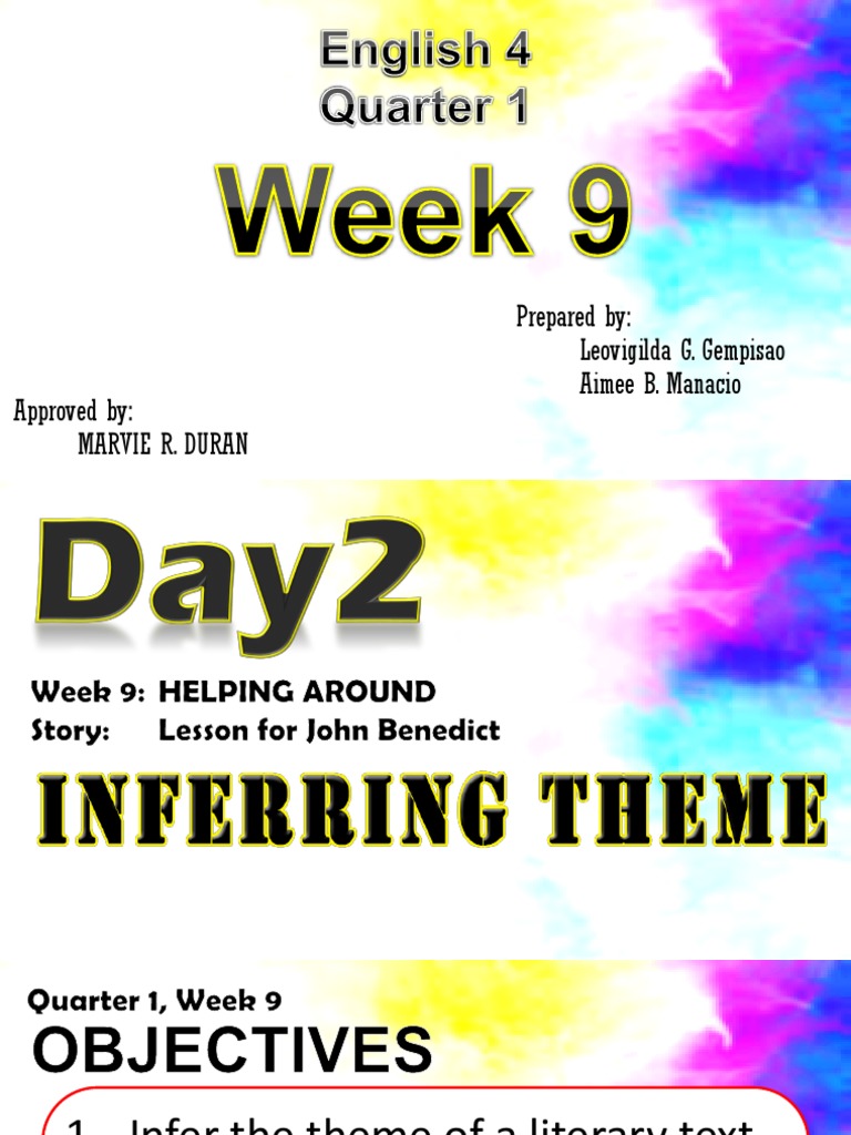 Infer The Theme of A Literary Text | PDF | Sweet Potato | Food Industry