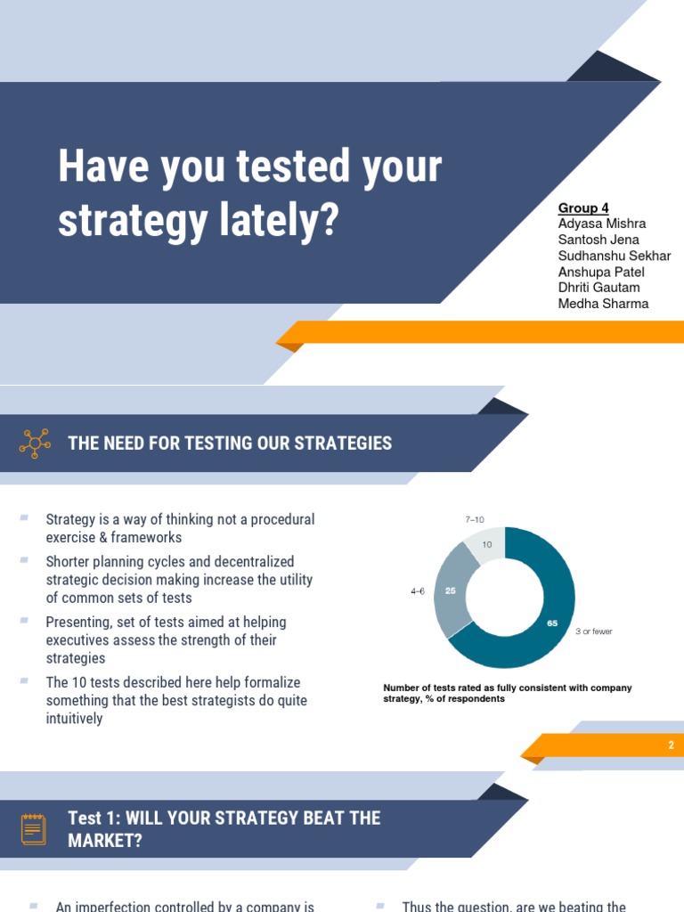 4-TestingStrategies | PDF | Strategic Management | Bias