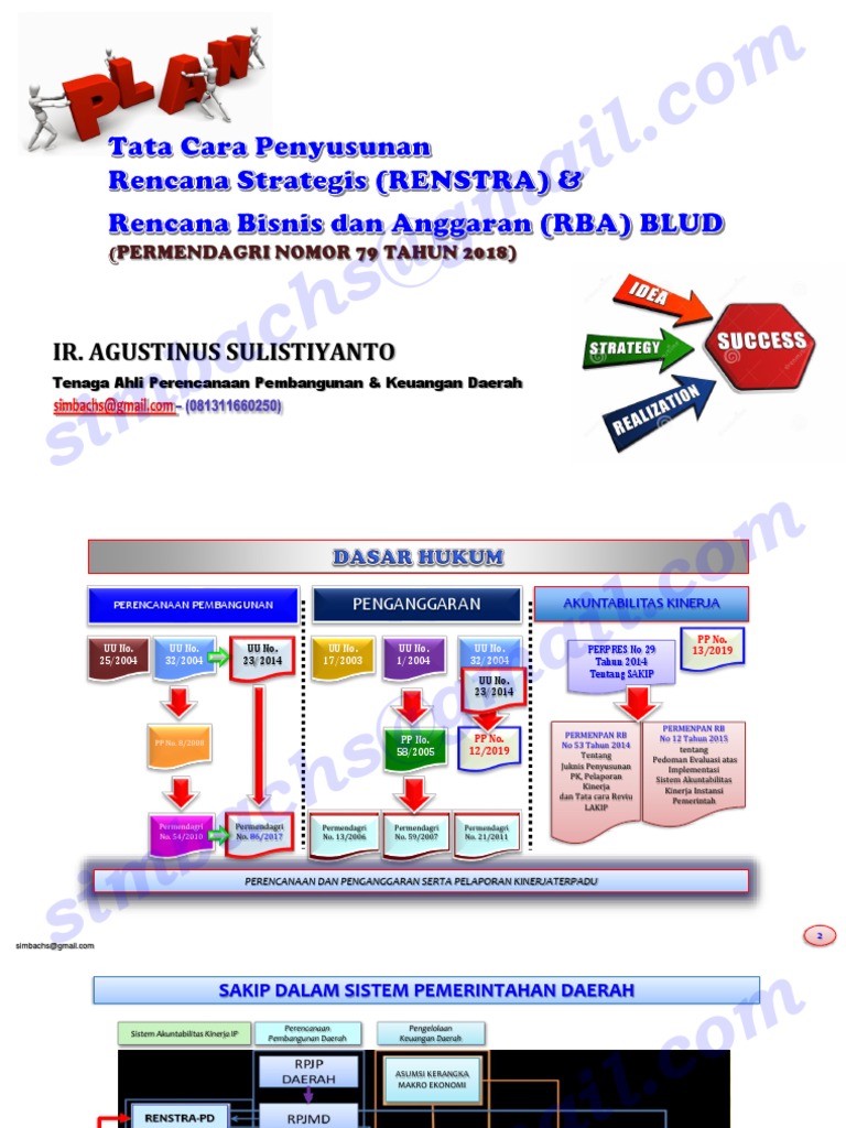 Tahapan Dan Tatacara Penyusunan Renstra PD-BLUD | PDF