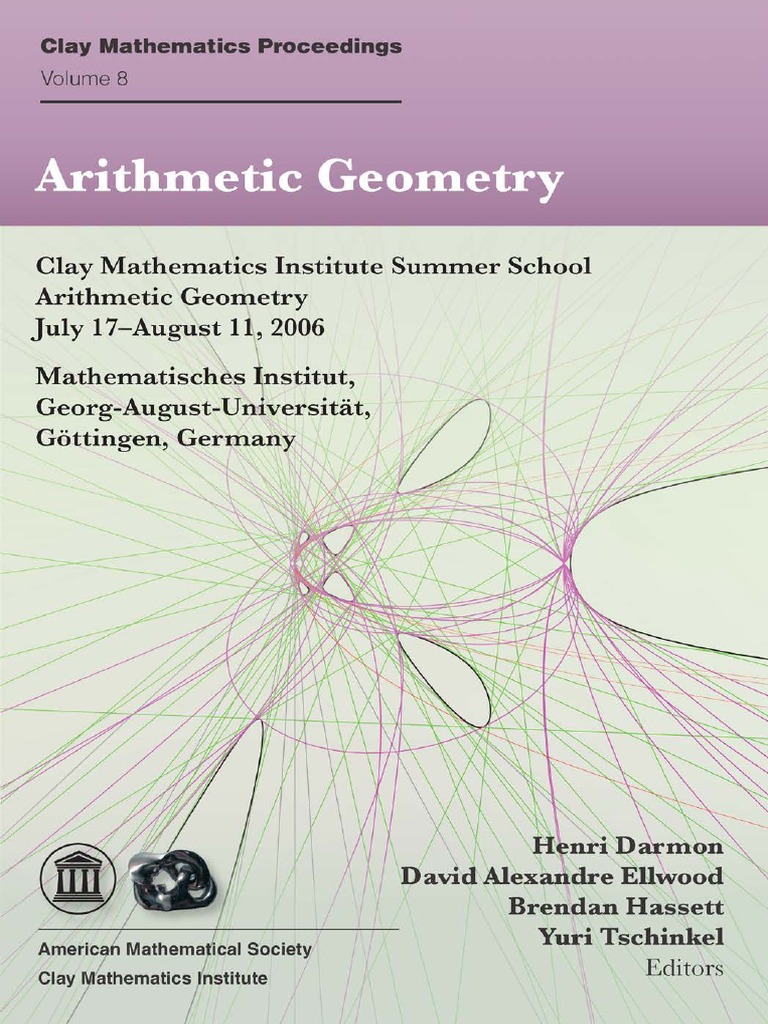 Arithmetic Geometry PDF | Download Free PDF | Field (Mathematics) | Curve