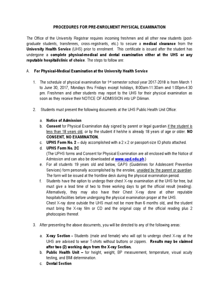 Uphs Guide | PDF | Physical Examination | X Ray