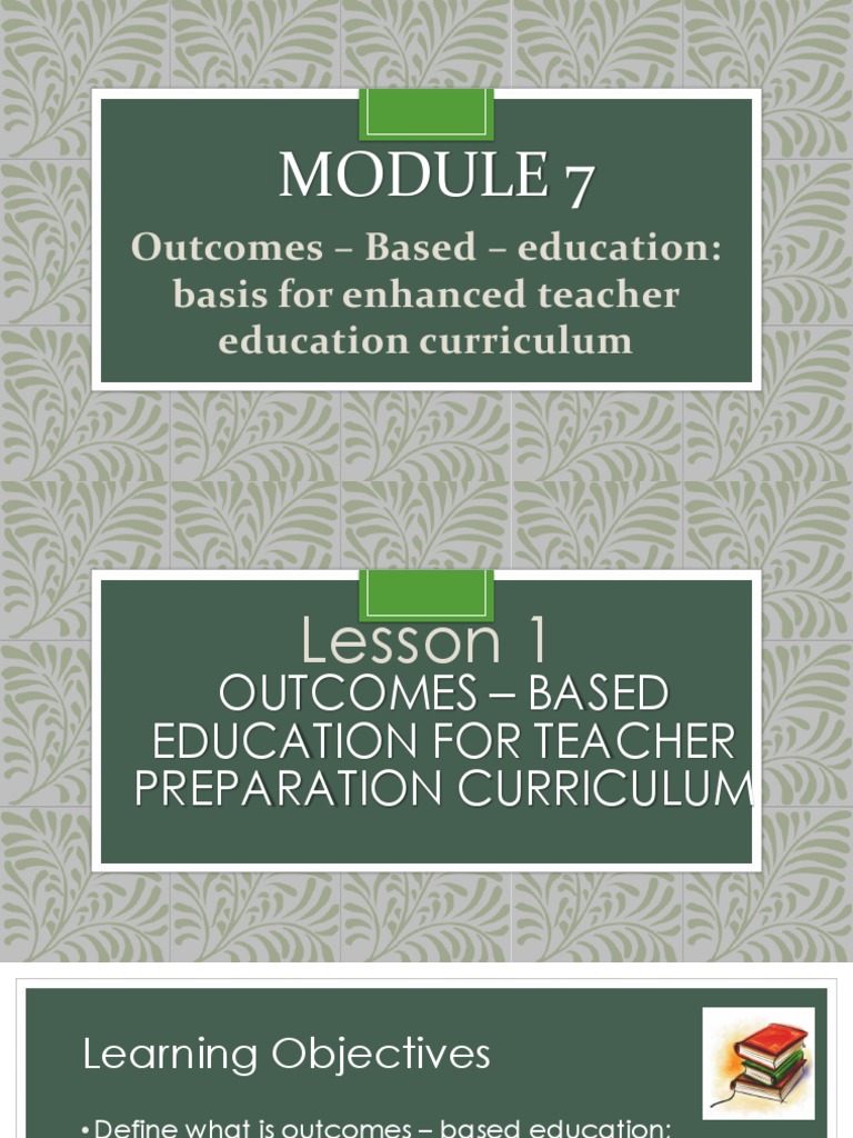 Chapter 5 Module 7 Obe | PDF | Learning | Educational Assessment