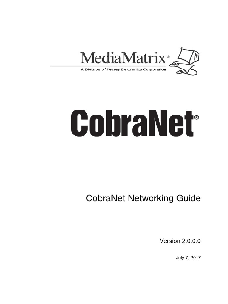 CobraNet Networking Guide | Download Free PDF | Network Switch | Port ...