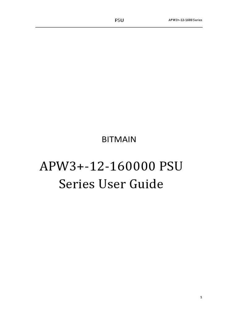 Apw3 Manual Pdf Power Supply Power Physics