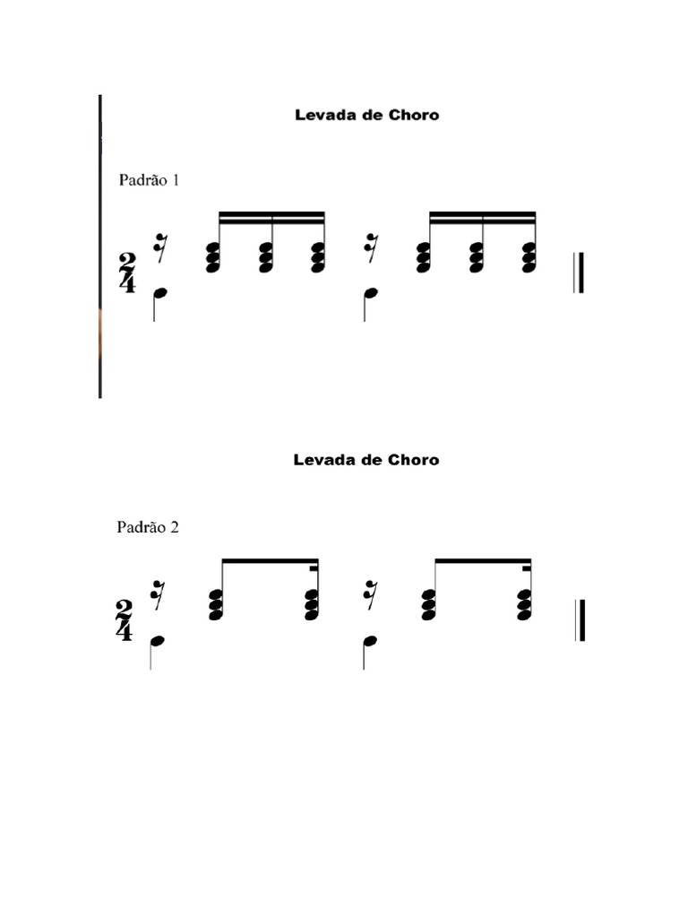 Levadas de Choro No Piano | PDF