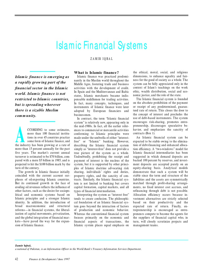 Islamic Finance System PDF | PDF | Islamic Banking And Finance | Stock ...