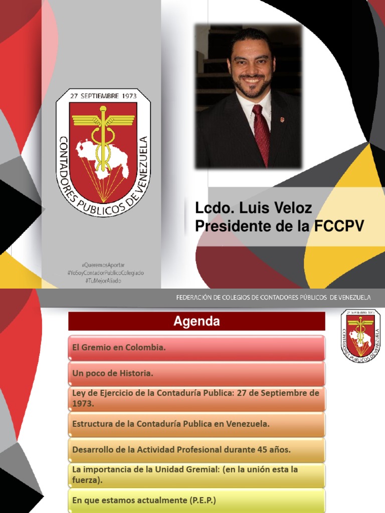 Historia y Estructura de la FCCPV | PDF | Contador | Auditoría