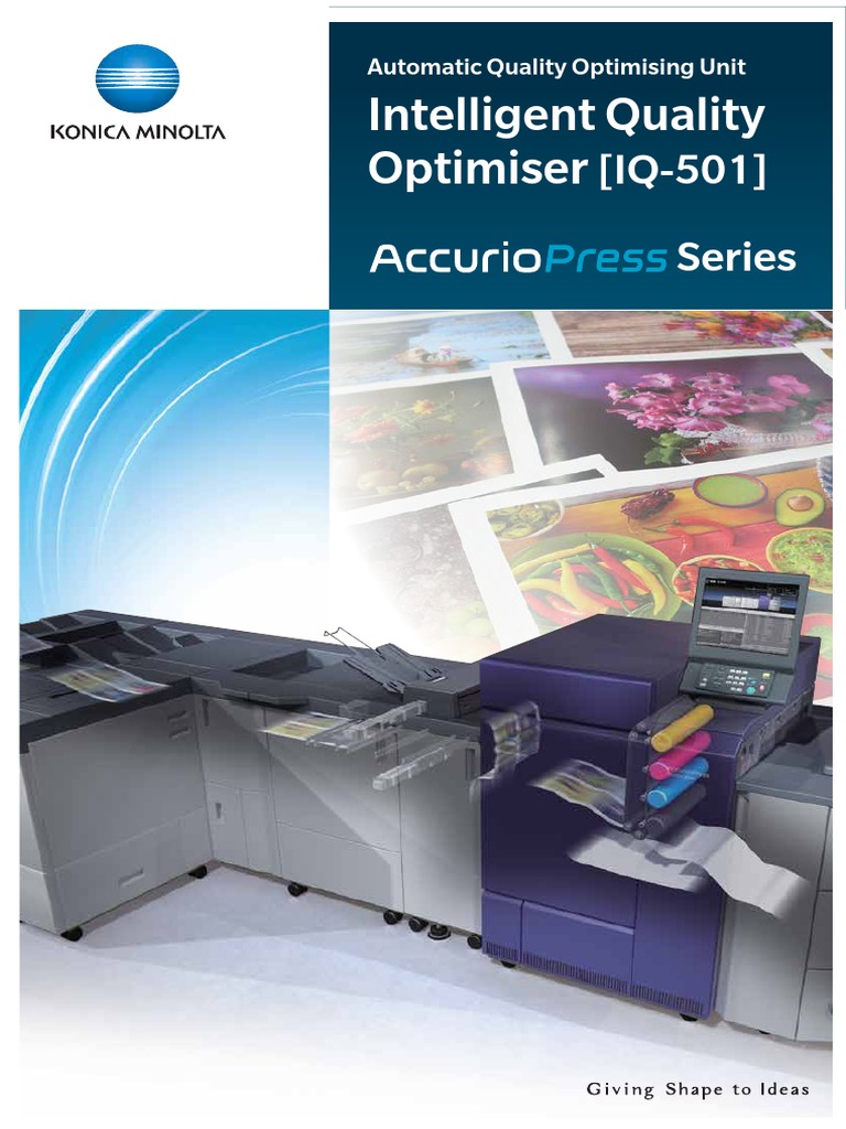 Intelligent Quality Optimiser: (IQ-501) Series | PDF | Printer ...