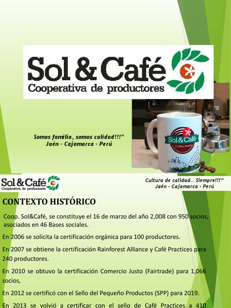 Sol y Cafe | PDF | café | Comercio justo