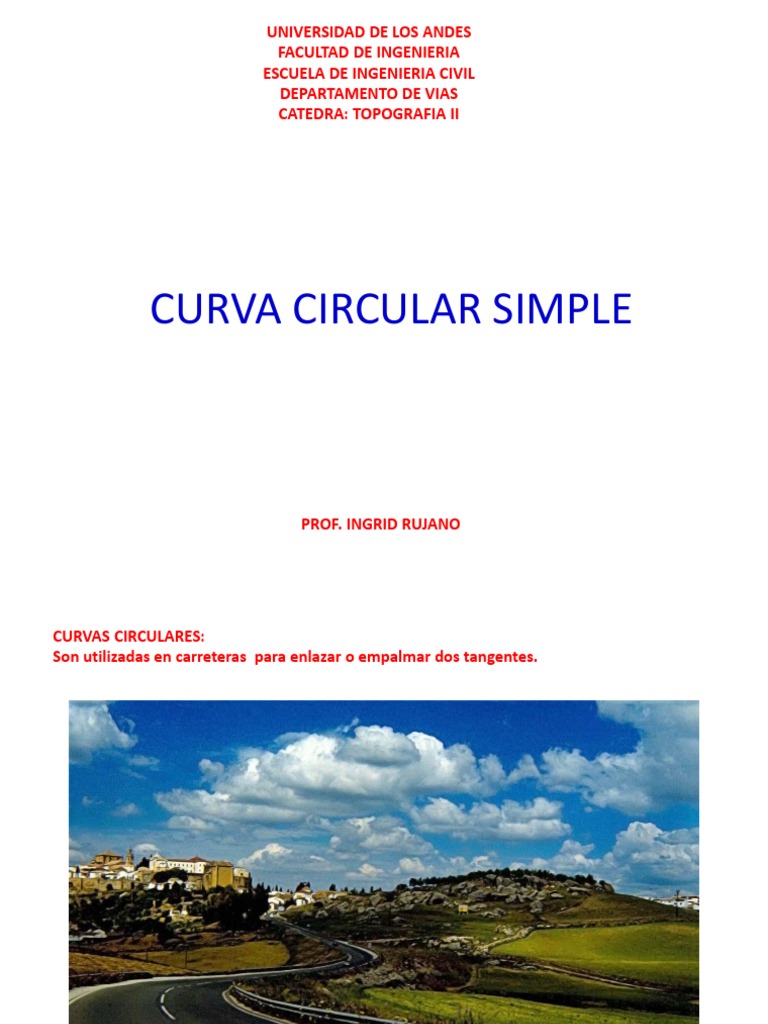 Curva Circular Simple