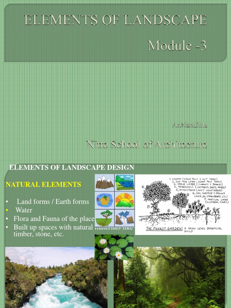 Landscape Elements Landforms | PDF | Landscape | Contour Line