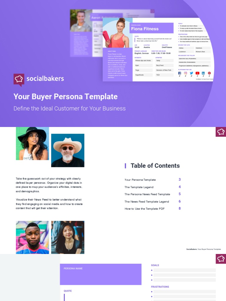 Your Free Buyer Persona Template | PDF | Brand | Social Media