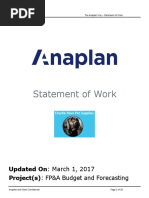 Anaplan Level 1 and 2 Certification Training - Course Content | PDF