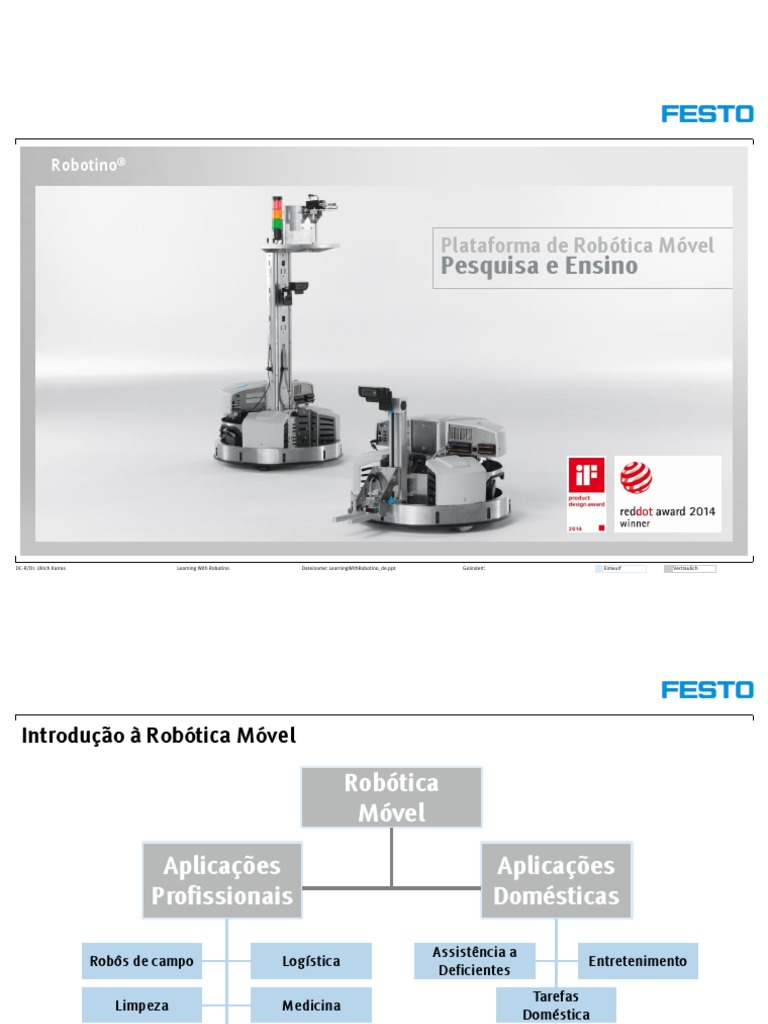 Robotino 3 Operacional | Download grátis PDF | Robô | Robótica