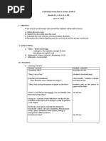 Detailed Lesson Plan About Force and Motion | PDF | Force | Lesson Plan