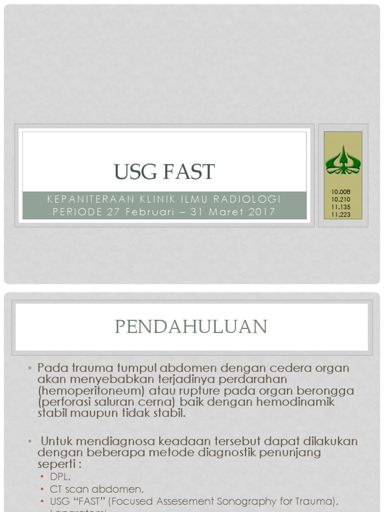 Usg Fast | PDF