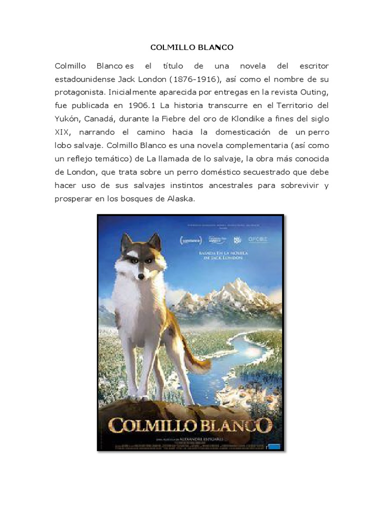 Colmillo Blanco | PDF | Colmillo Blanco