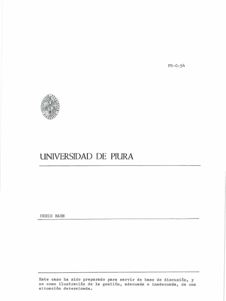 Caso Chris Baun | PDF
