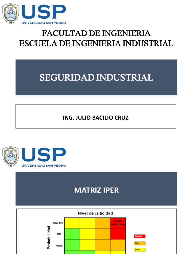 Matriz IPER (5) | Seguridad y salud ocupacional | Evaluación