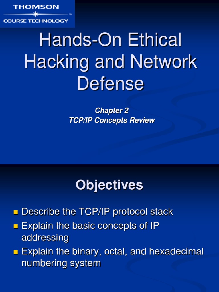Hands-On Ethical Hacking and Network Defense: TCP/IP Concepts Review | PDF | Transmission ...