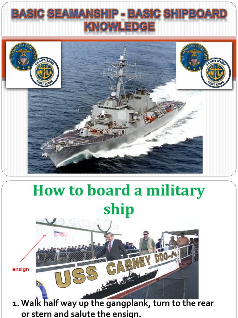 Basic Seamanship Basic Shipboard Knowledge | PDF | Deck (Ship) | Hull ...