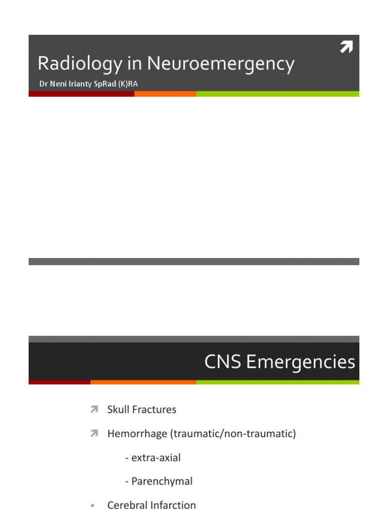 CNS Emergencies | PDF | Ct Scan | Traumatic Brain Injury