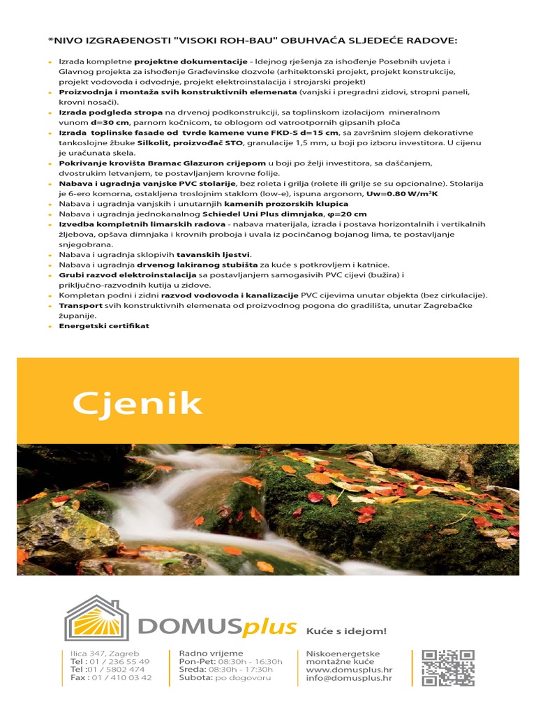 Cjenik | PDF
