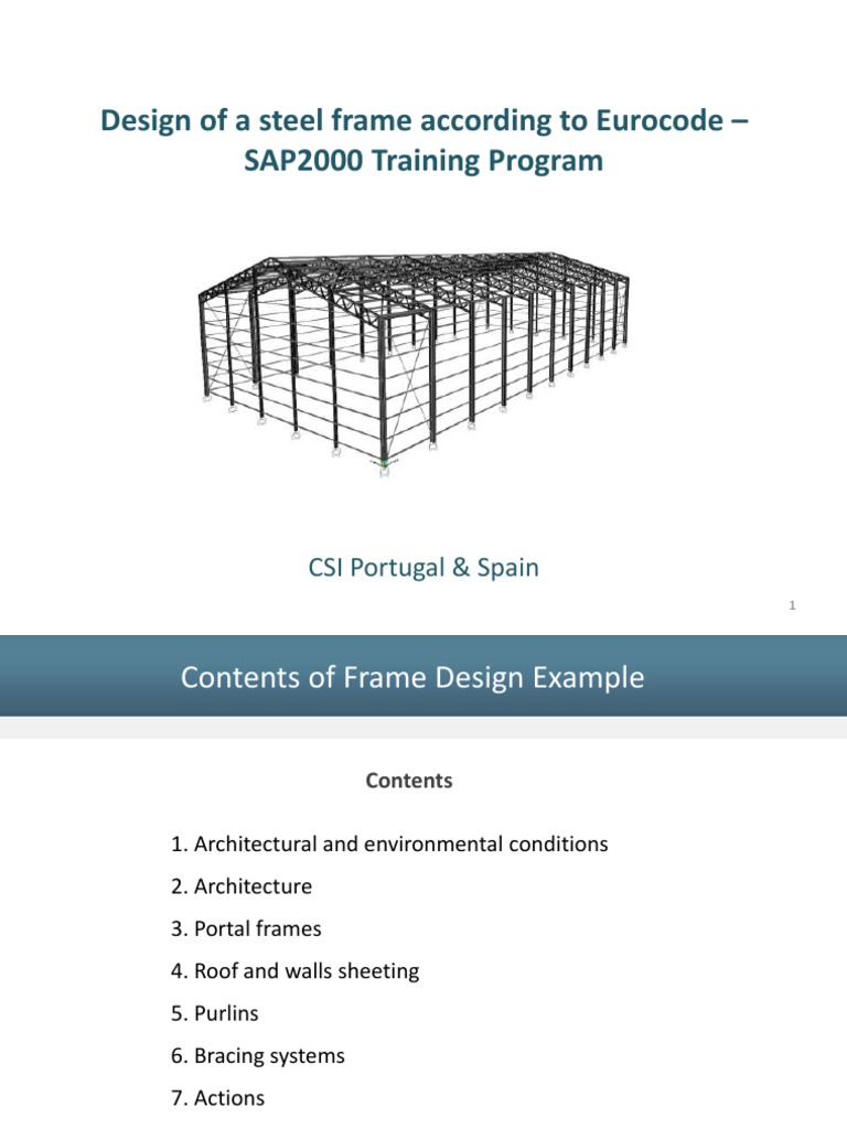 Steel Portal Frame Design Example