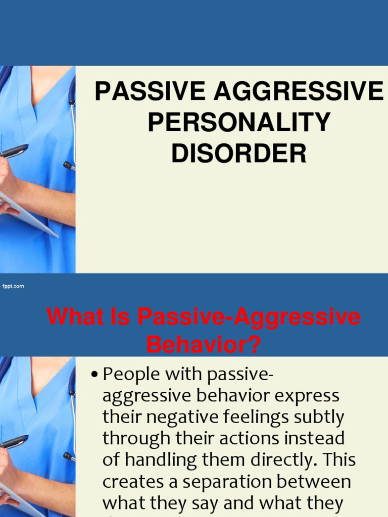 Passive Aggressive Personality | PDF | Anger | Aggression