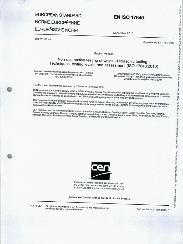 Iso 17640 PDF | PDF