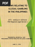 PD 1602 As Amended by Ra 9287 | PDF | Prison | Gambling